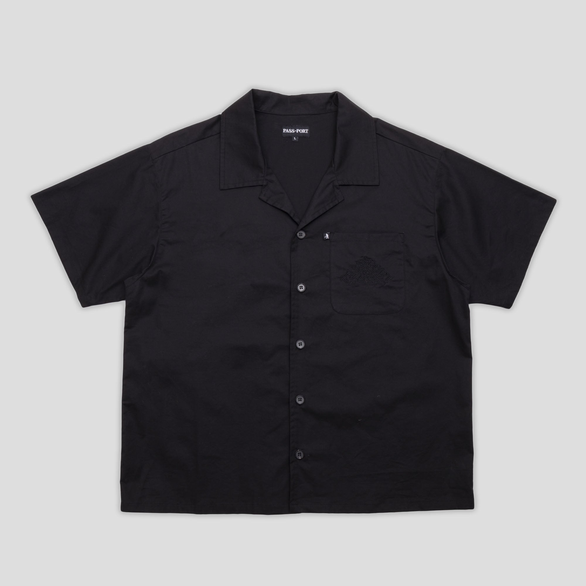 Pass~port Manuscript Casual Shirt Black Pass~port Usa