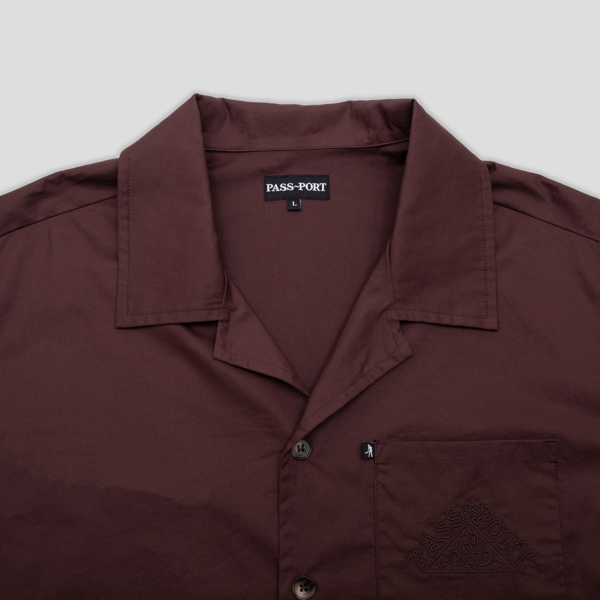 Pass~port Manuscript Casual Shirt Chocolate Pass~port Usa