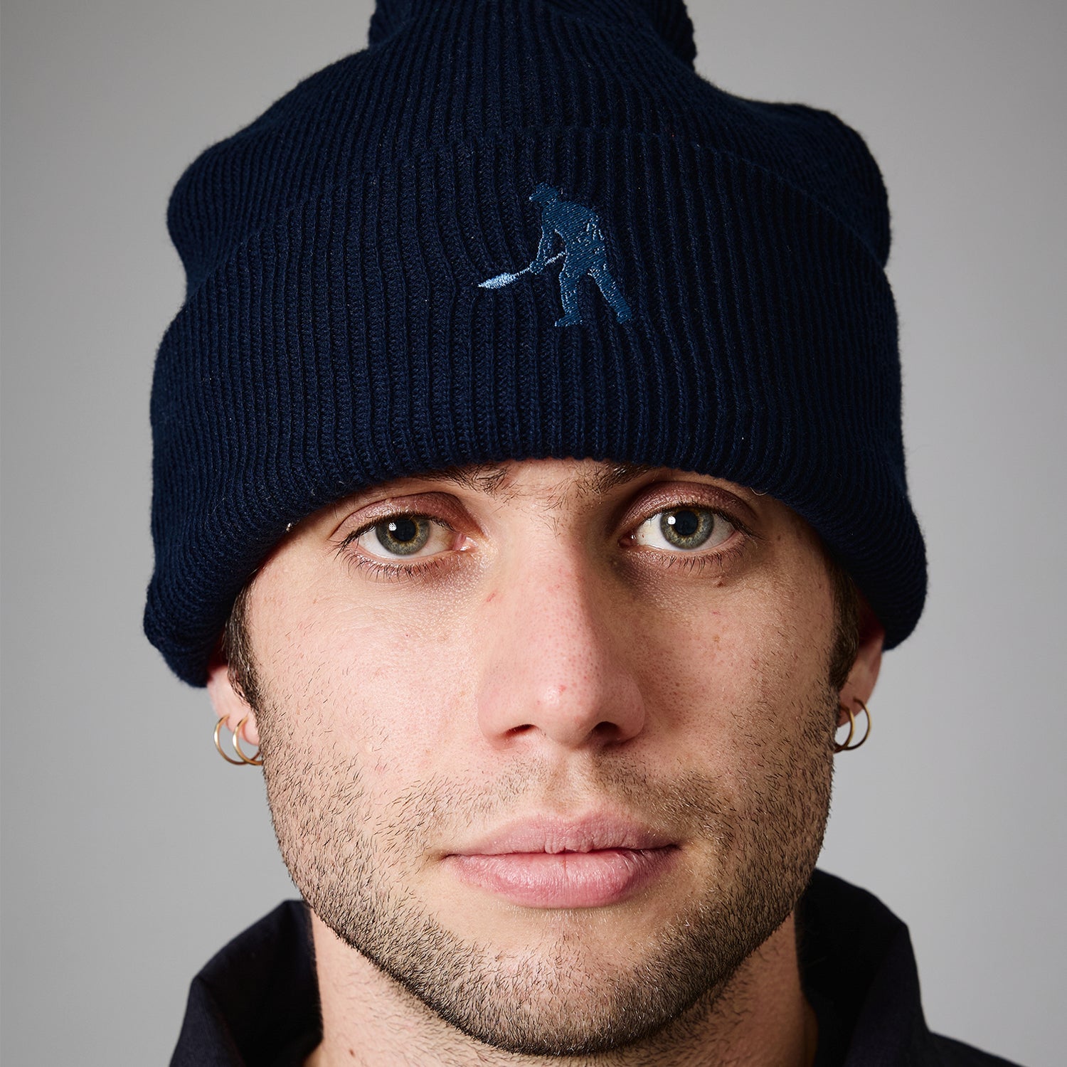Pass~Port Solid Cotton Beanie - Navy – Pass~Port USA