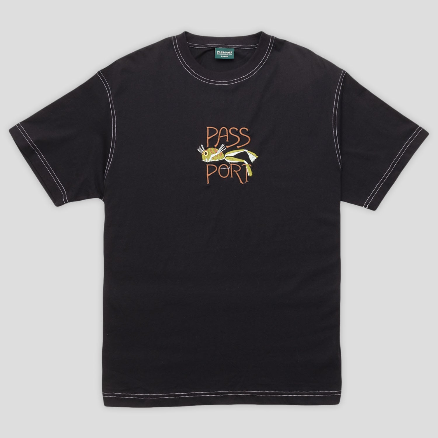 Pass~Port Frog Lure Organic Cotton Tee - Black – Pass~Port USA